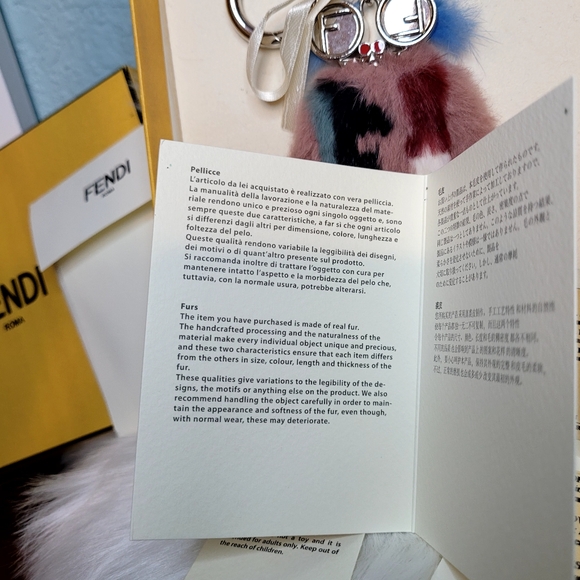 Fendi | Bags | Authentic Fendi Witchers Charm Key Ring | Poshmark